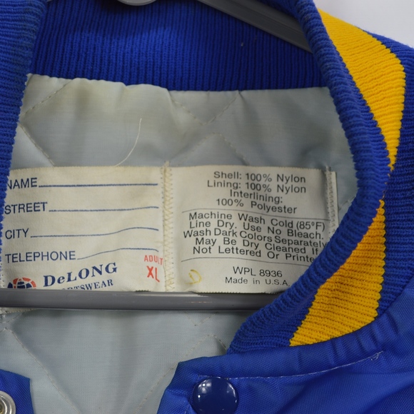 Delong | Jackets & Coats | Delong Mens Xl American Legion Bomber Jacket ...